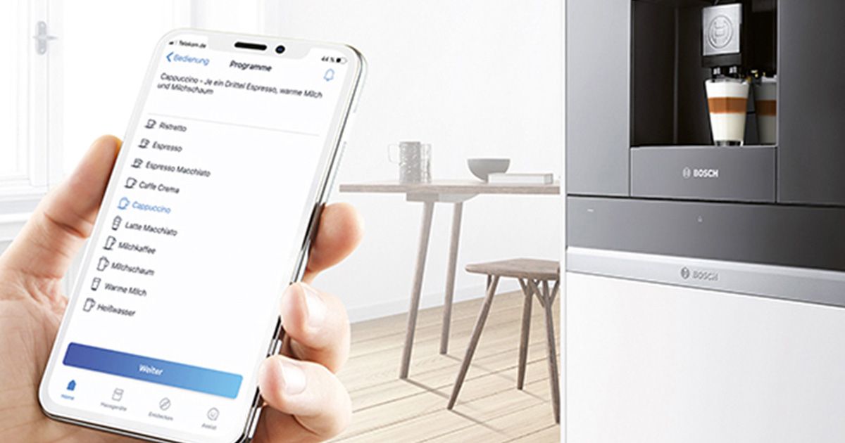 Smart Coffee Machines | Wi-fi Connected Coffee Makers | Bosch IE