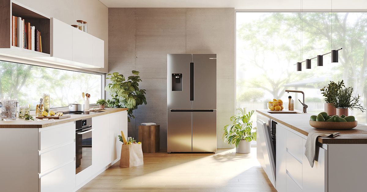 Réfrigérateur-congélateur multi-portes avec distributeur rapide d'eau ...
