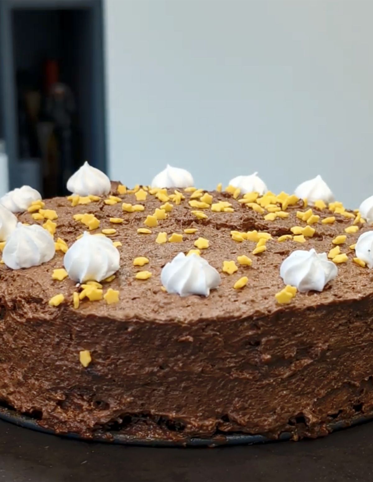 Kakaós diós torta