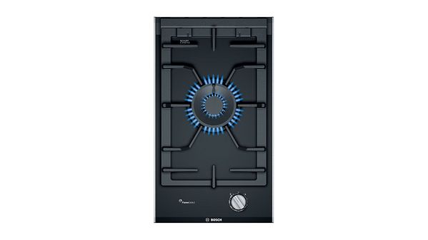 Series 8 domino hob, gas 30 cm Black