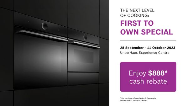 The Next Level of Cooking: new Bosch Series 8 Ovens