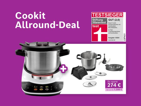 Erlebe den Cookit live auf Messen | Der Bosch Cookit