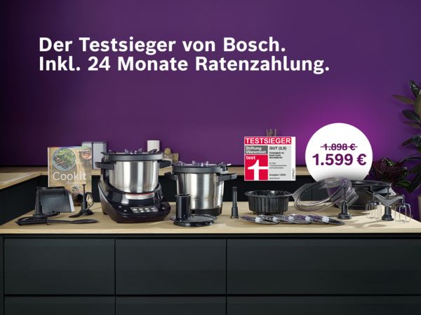 Bosch Cookit Testsieger: Kostenlose Rezepte und Guided-Cooking | Bosch