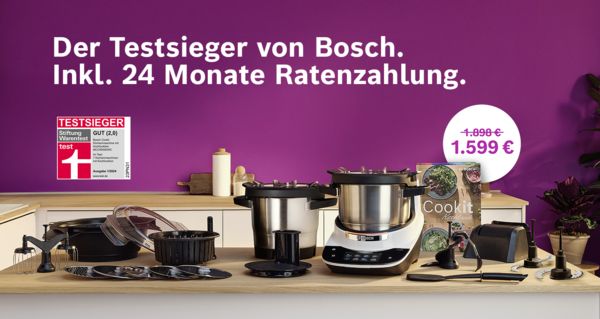 Aktuelle Aktionen vom Testsieger Cookit | Nicht verpassen | Bosch Cookit