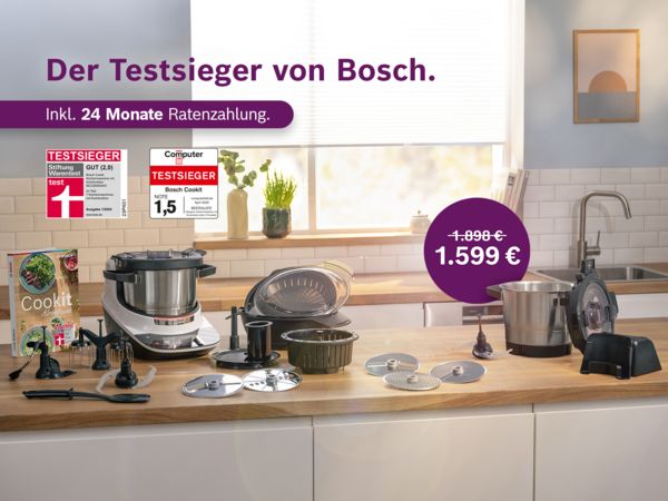 Bosch Cookit Testsieger: Kostenlose Rezepte und Guided-Cooking | Bosch